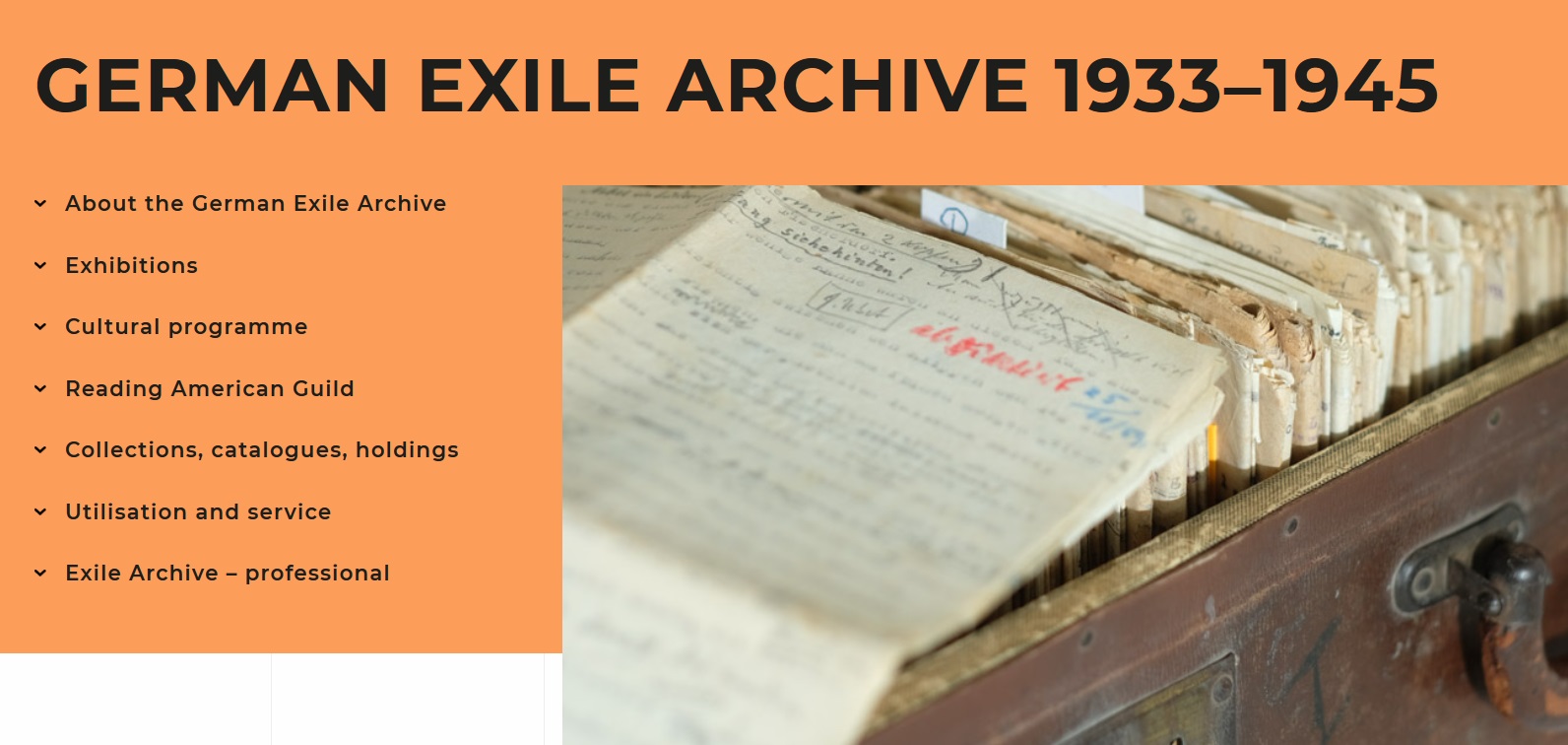 German Exile Archive 1933-1945 • We Refugees Archive